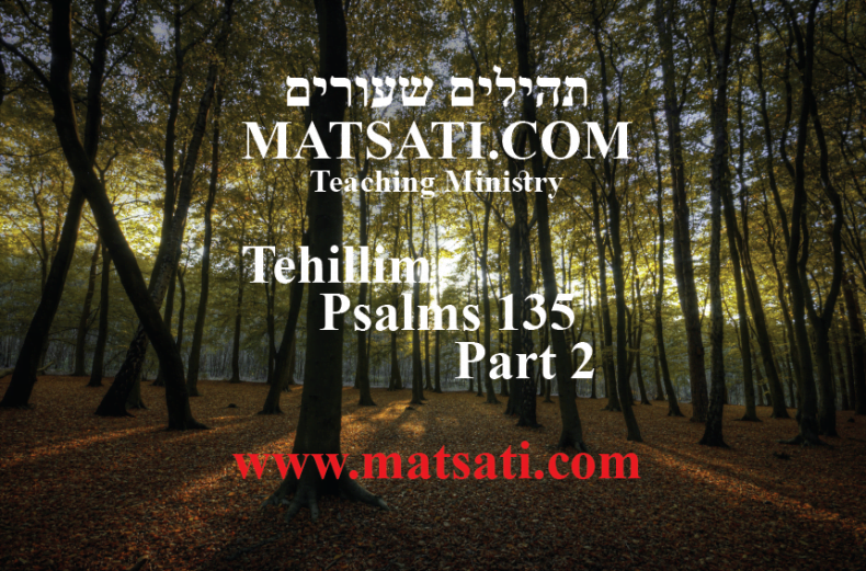 Tehillim / Psalms 135, ספר תהילים קלה, Part 2, Blessing The Lord And What That Means - MATSATI ...