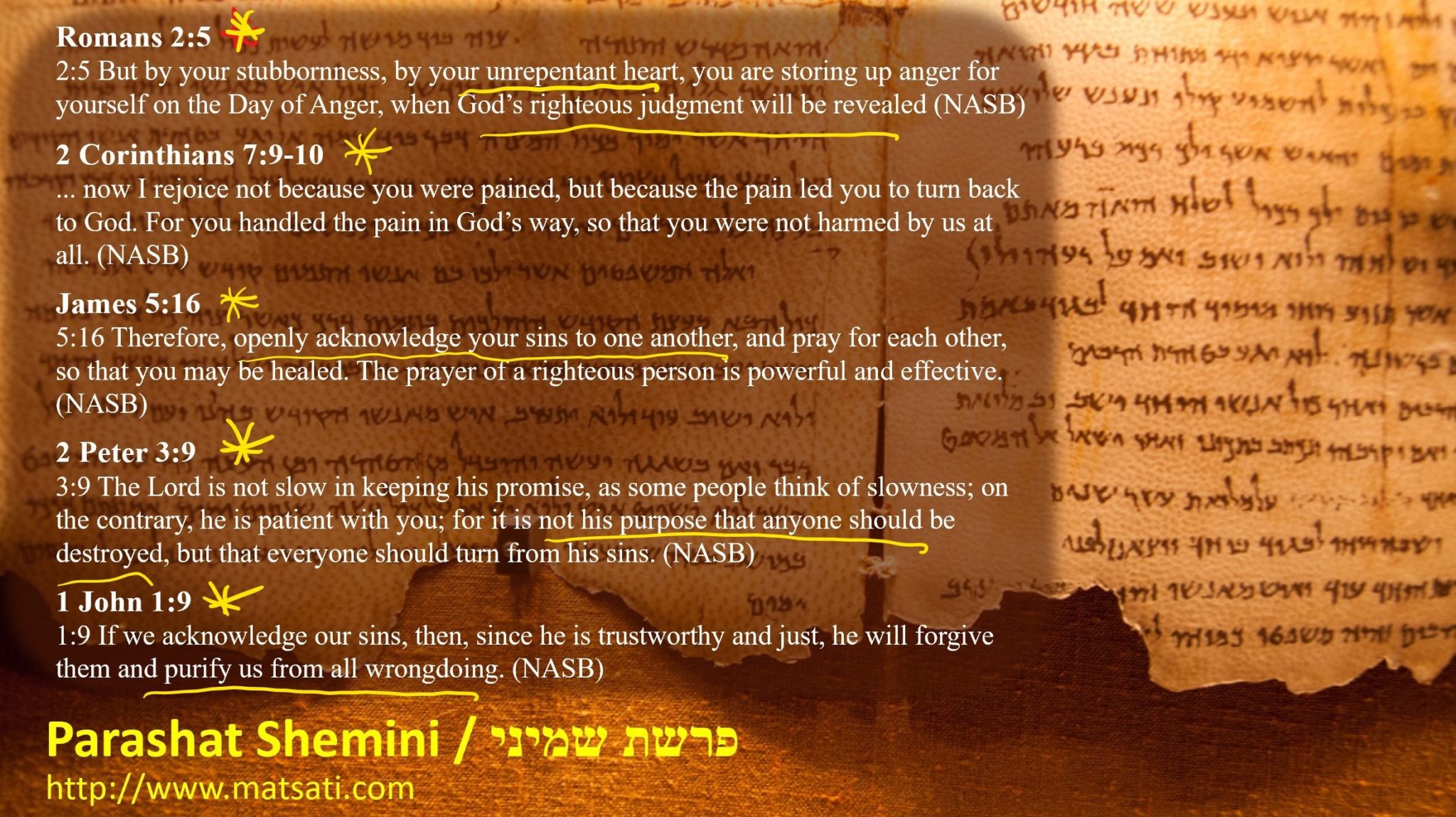 A Torah Centric Principle The NT Is Founded Upon! פרשת שמיני, Parashat ...