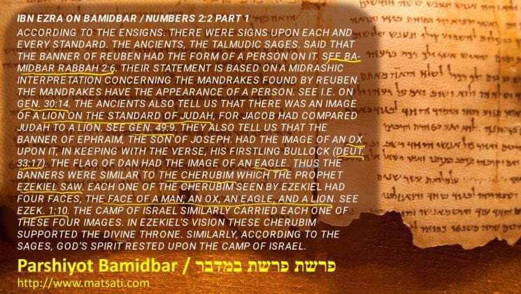 A Torah Insight On The Four Living Creatures In Revelation, פרשת במדבר ...