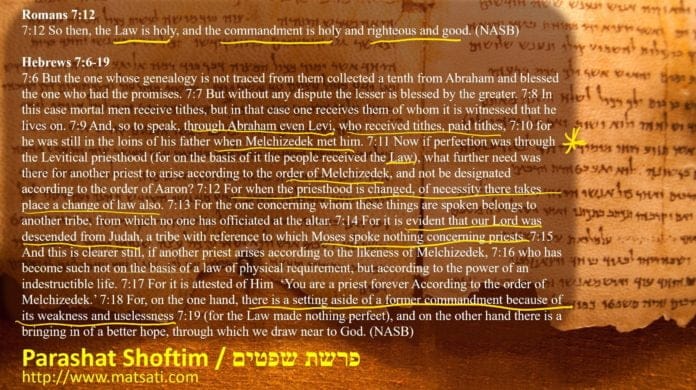 To Look For The One Whom Moshe Spoke About, פרשת שפטים, Parashat ...