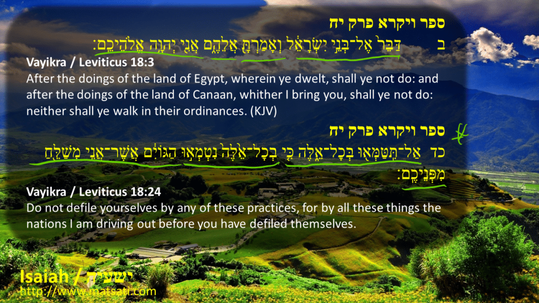 Failing To Sanctify The Lord In Every Way, ישעיהו ח:יא-כג / Isaiah 8:11 ...