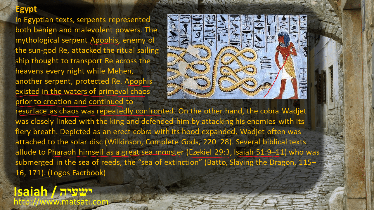 The Serpent According To Ancient Religions: Egypt, Canaan, Mesopotamia ...